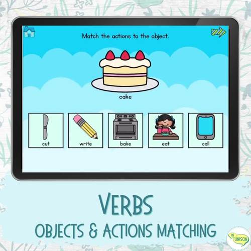 Verbs Object Function Boom Cards Matching Multiple Actions And Objects