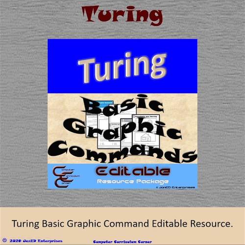 Coding Distance Learning Turing Basic Graphic Commands Editable