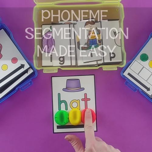 CVC Word Sliders Phoneme Segmentation By One Sharp Bunch By Ashley Sharp