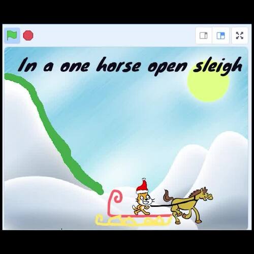 Christmas Coding Scratch 3 2 Fun STEM Project Animate A Christmas