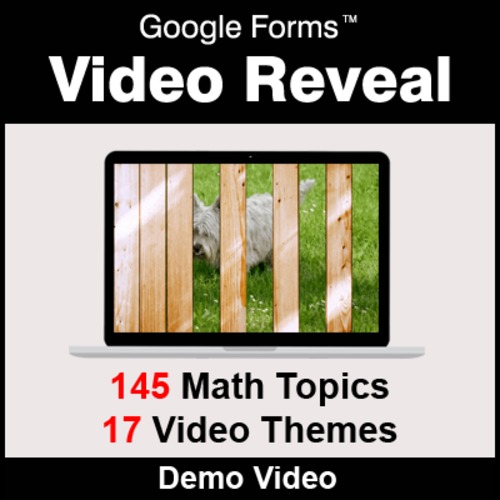 Video Reveal Game With Google Forms DEMO Distance Learning By