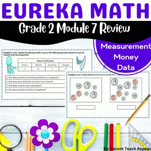 Engage NY Eureka Math Grade 2 Module 7 Review Packet Graphing Money