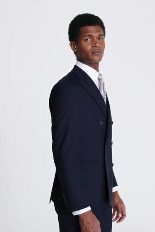 Buy MOSS Blue Tailored Fit Half Lined Jacket from the Next UK online shop