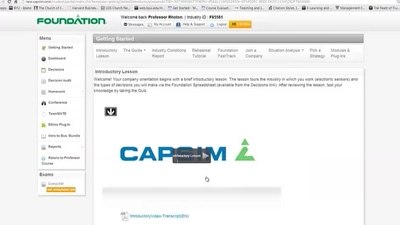 CapSim Tutorials - BYU-Idaho