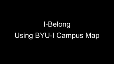 Using the BYUI Campus Map - BYU-Idaho