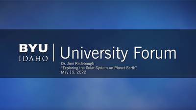 Dr. Jani Radebaugh - "Exploring the Solar System on Planet Earth" - BYU ...