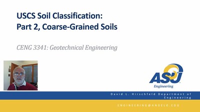 Soil Classification: Part 2 Coarse Grained soils - BYU-Idaho
