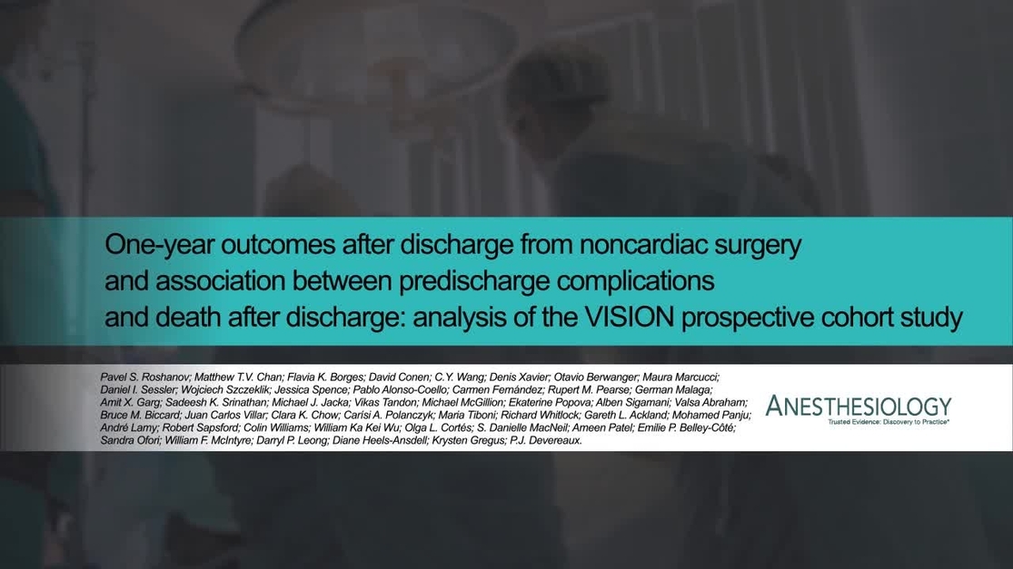 Anesthesiology