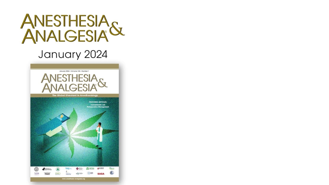 Anesthesia & Analgesia