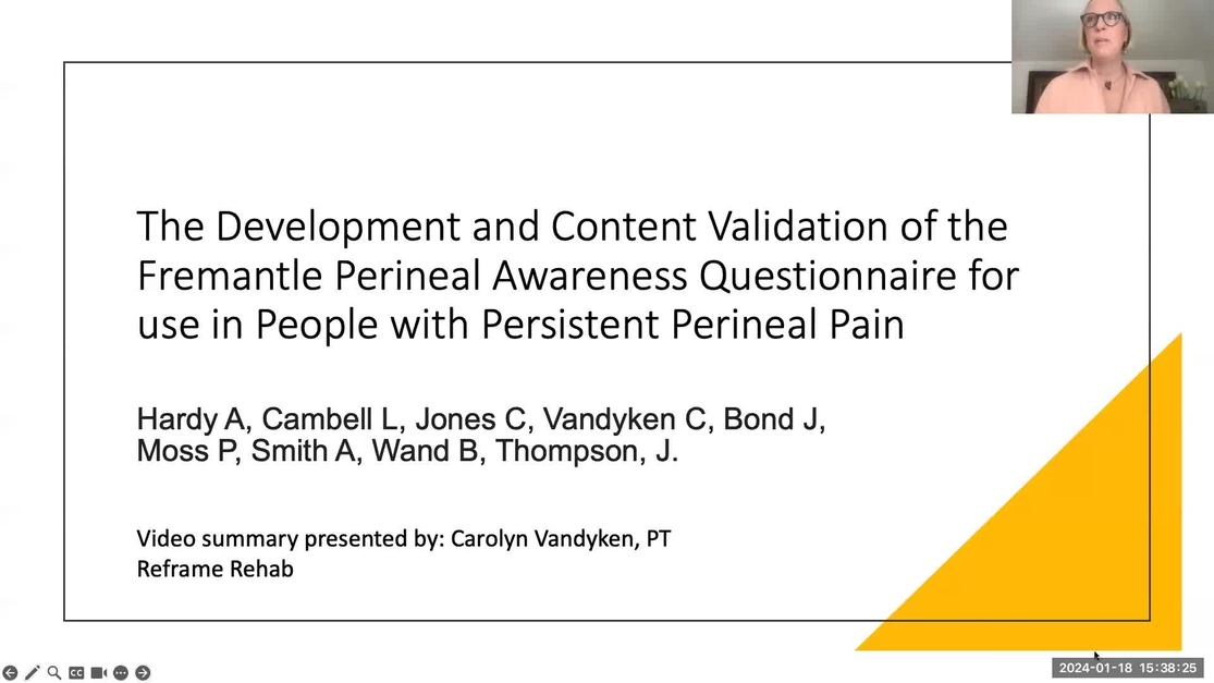 The Journal of Women's & Pelvic Health Physical Therapy