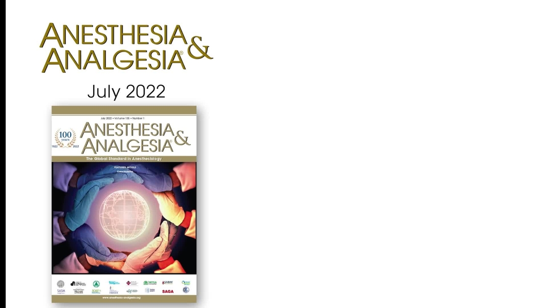 Anesthesia & Analgesia