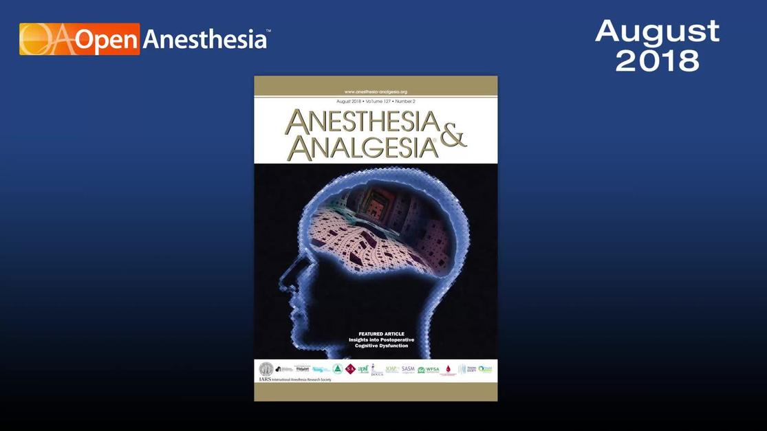 Anesthesia & Analgesia