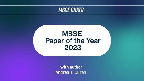 Medicine & Science in Sports & Exercise