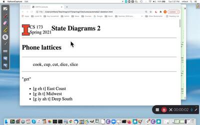 CS 173 (Spring 2021) State Diagrams 2 - Illinois Media Space