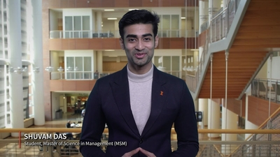 Shuvam Das, MSM '23 - Illinois Media Space