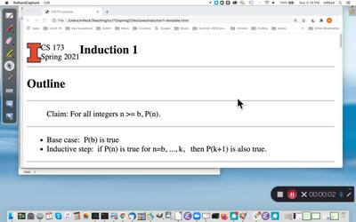CS 173 (Spring 2021) -Induction 1 - Illinois Media Space