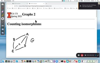 CS 173 (Spring 2021) Graphs 2 - Illinois Media Space