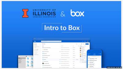 Intro to Box - Illinois Media Space