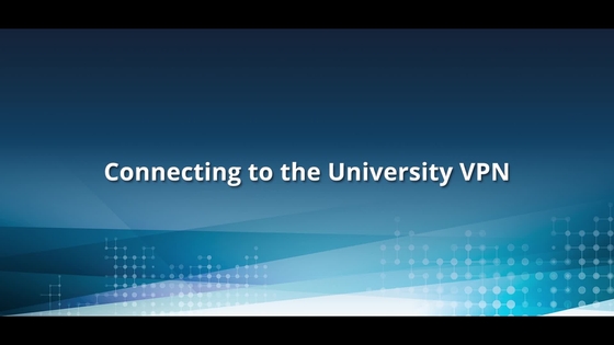 How to connect to the university VPN - Illinois Media Space