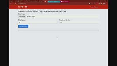 CS 340 - Lecture #26: Finish Up Threading + Final Project (1989 Mosaics ...
