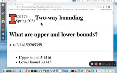 CS 173 (Spring 2021) Bounding - Illinois Media Space