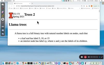 CS 173 (Spring 2021) Trees 2 - Illinois Media Space