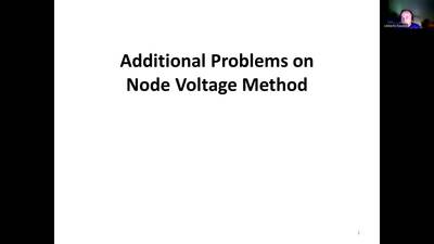 Node Voltage Problems - Illinois Media Space
