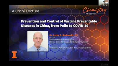 Alumni Lecture: Dr. Lance E. Rodewald, MD (BS, ’76) (April 19, 2023 ...
