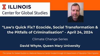 David Whyte, "Law’s Quick Fix? Ecocide, Social Transformation and the ...