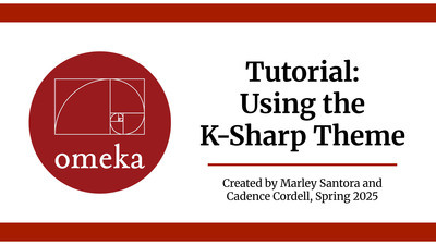 Tutorial: Using the K-Sharp Theme - Illinois Media Space