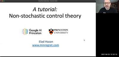 Elad Hazan: Non-Stochastic Control Theory - Illinois Media Space