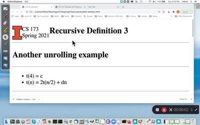 CS 173 (Spring 2021) Recursive Definition 3 - Illinois Media Space
