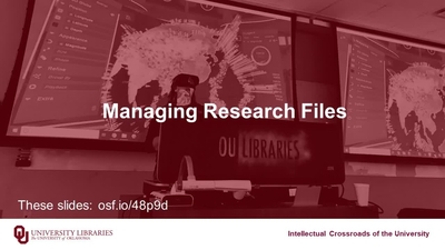 Managing Research Files - OU MyMedia