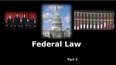 Federal Law Part 2: Constitutions, Statutes & Court Rules on Westlaw ...