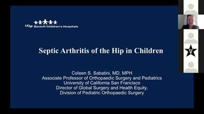 Septic Arthritis of the Hip in Children - POSNAcademy