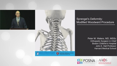 Modified Woodward Procedure for Sprengel's Deformity - POSNAcademy