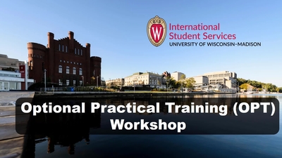 OPT Online Workshop - Tracking Your OPT Application - UW-Madison ...