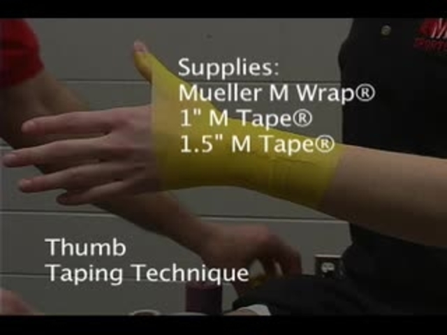 Thumb Spica Taping Technique - UW-Madison Kaltura MediaSpace