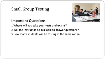 Small Group Testing - UW-Madison Kaltura MediaSpace