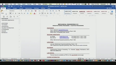 ME 313 Section 2_09/06/2017 - UW-Madison Kaltura MediaSpace