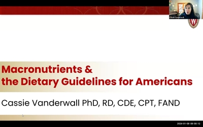 Introduction to Macronutrients and Dietary Guidelines for Americans ...