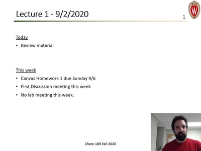 F20_Lecture 1_slides - UW-Madison Kaltura MediaSpace