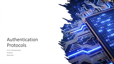 Lecture 22 - Authentication - UW-Madison Kaltura MediaSpace