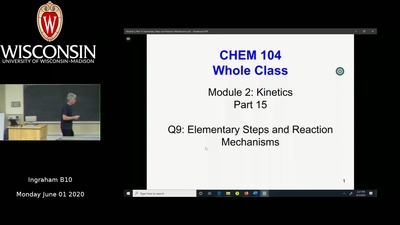 Chem 104 Module 2 Part 15 Elementary Steps and Reaction Mechanisms ...