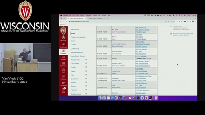 Week 9.1 (Friday) - UW-Madison Kaltura MediaSpace