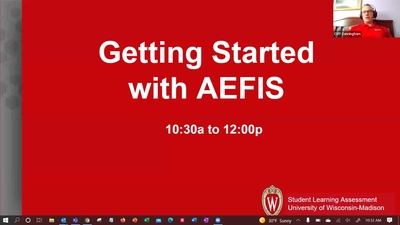 Getting Started with AEFIS Surveys - UW-Madison Kaltura MediaSpace