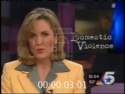 KXAS-TV News (Fort Worth, Tex.). 1999-11--excerpts, Domestic Violence ...