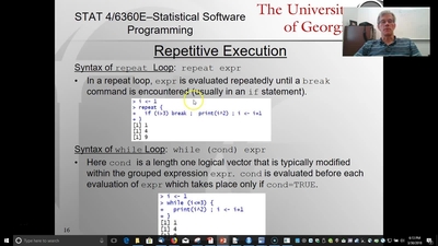Repetitive Execution - Part 2 (repeat and while Loops) - University of ...