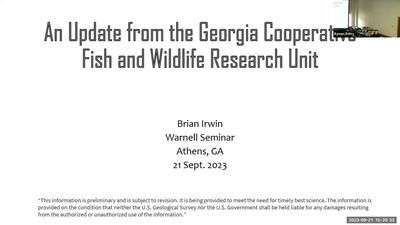 Dr. Brian Irwin - University of Georgia Kaltura