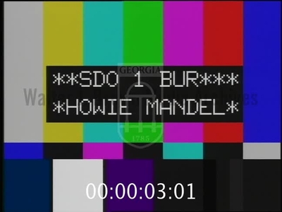 The Howie Mandel Show. [No. 1112, 1998-12-04] | 3 of 3 | 98006ent-3 ...